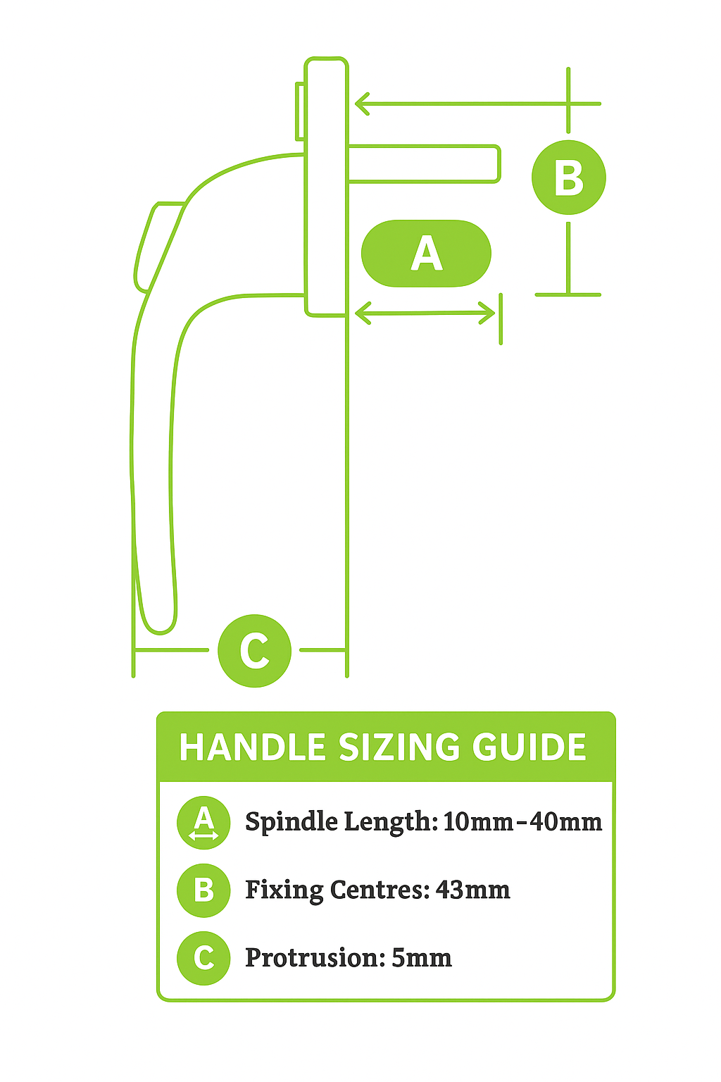 uPVC Window Handle Universal Inline Espag Handle Dark Gold - SPINDLE LENGTH: 15mm | FixTrade.co.uk