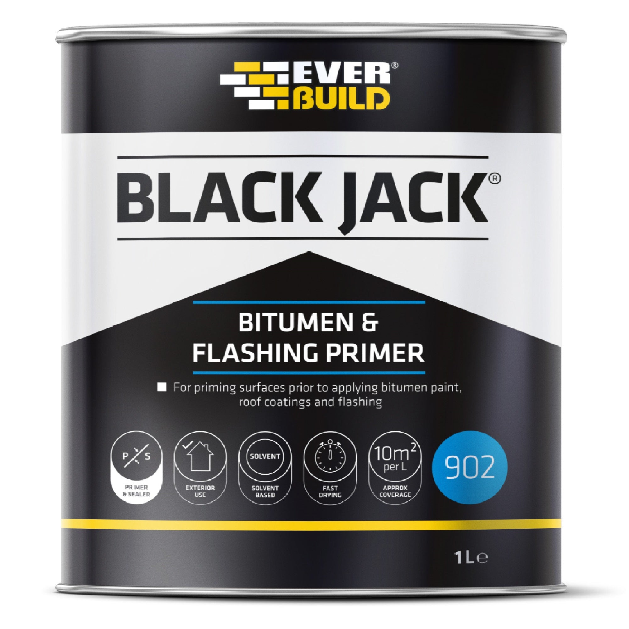 902 Bitumen and Flashing Primer - 1 Litre | FixTrade
