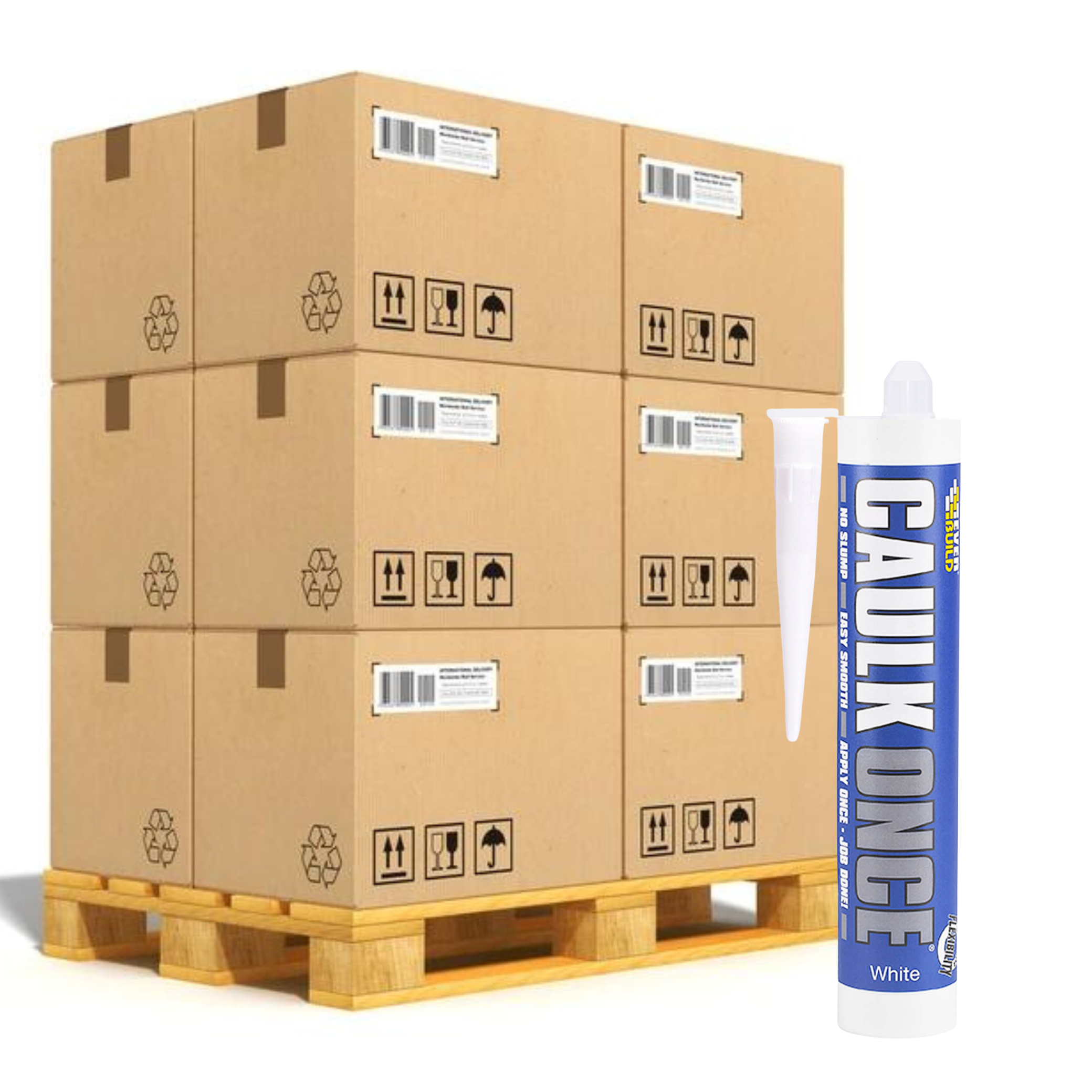 Caulk Once 295ml / 380ml - Pallet Deal | FixTrade.co.uk