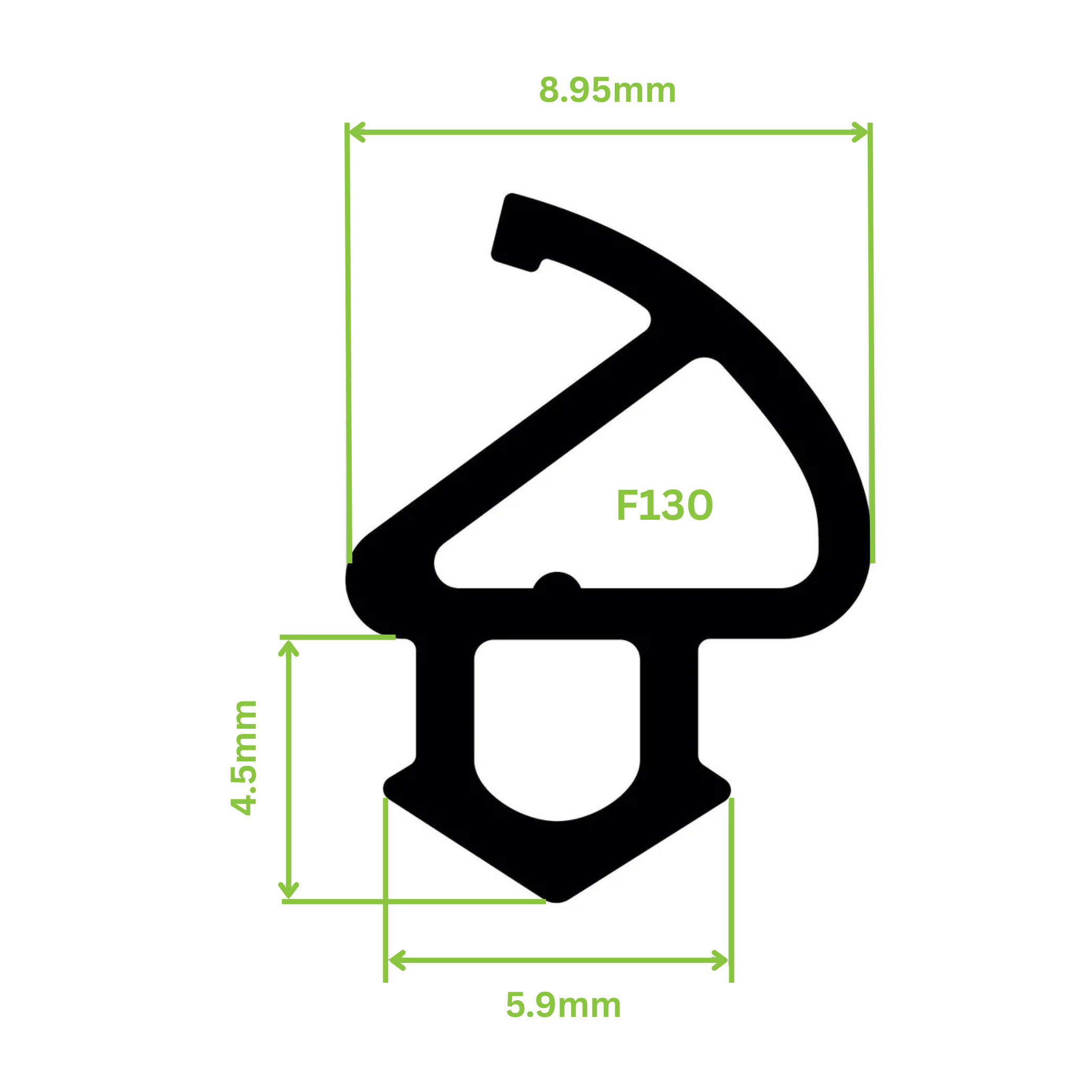Window & Door Flipper Gasket (F130) | FixTrade.co.uk