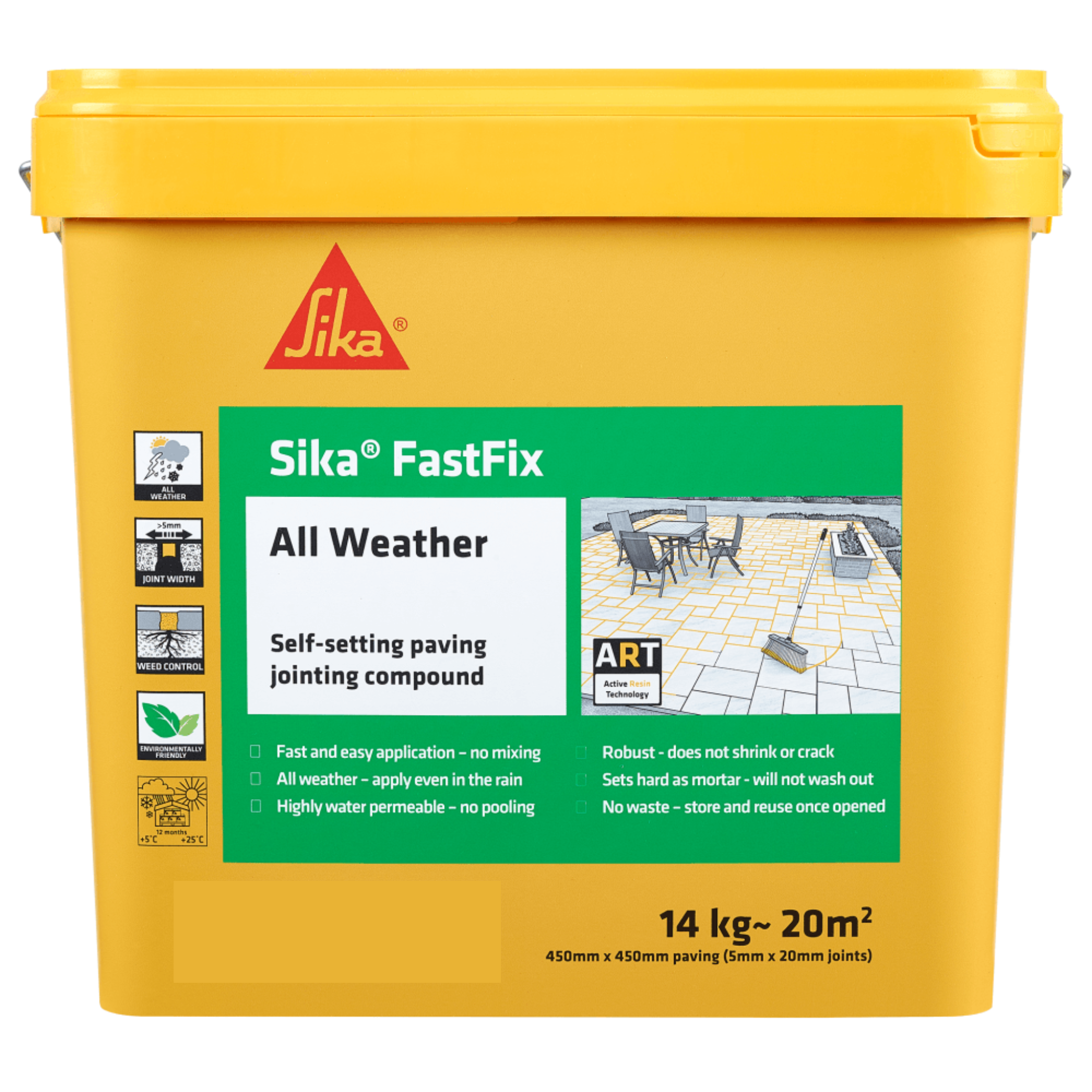Sika FastFix All Weather Jointing Compound (Flint) | FixTrade.co.uk